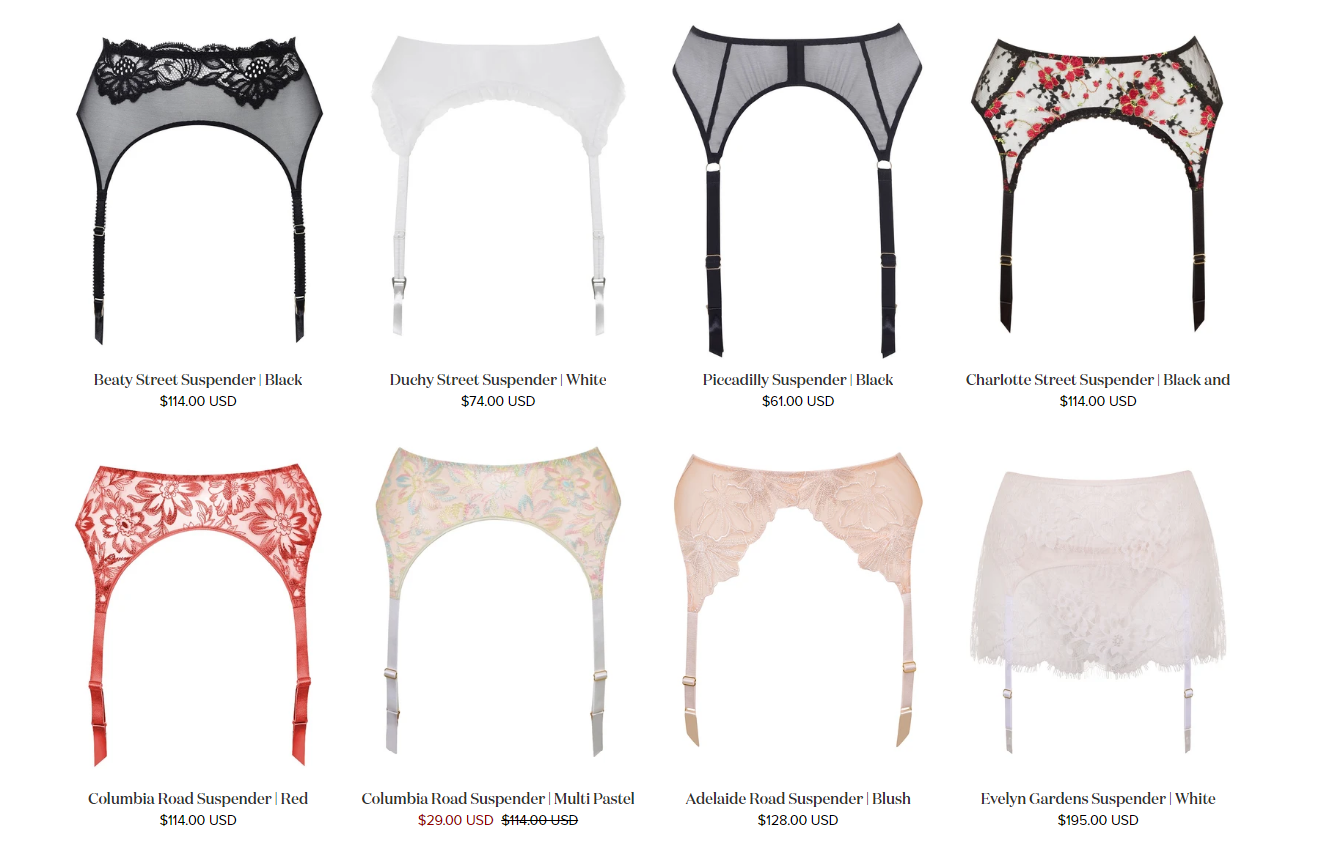 Different Types of Fashion Lingerie Available At Myla - GottaOffer